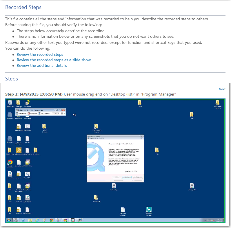 Documenting Interactive Repackaging Steps Using the Microsoft Step ...
