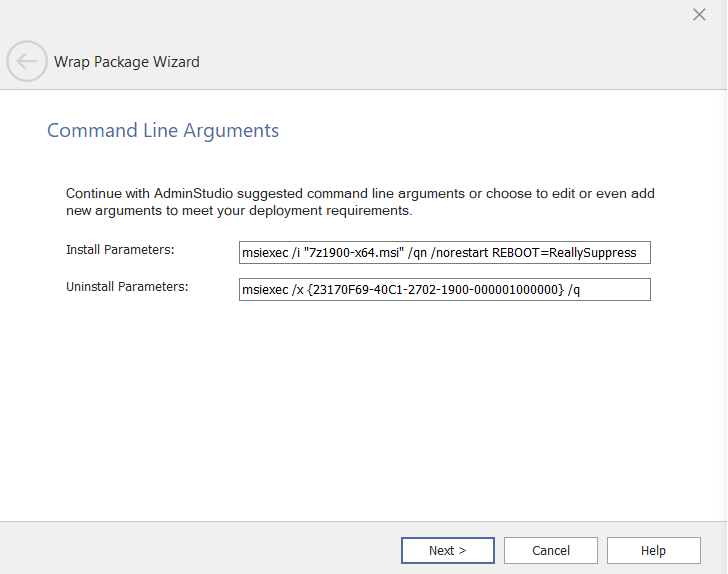 Wrap MSI/EXE Packages Using the Wrap Package Wizard