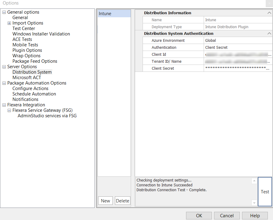 Setting up Intune Connection for the Distribution System