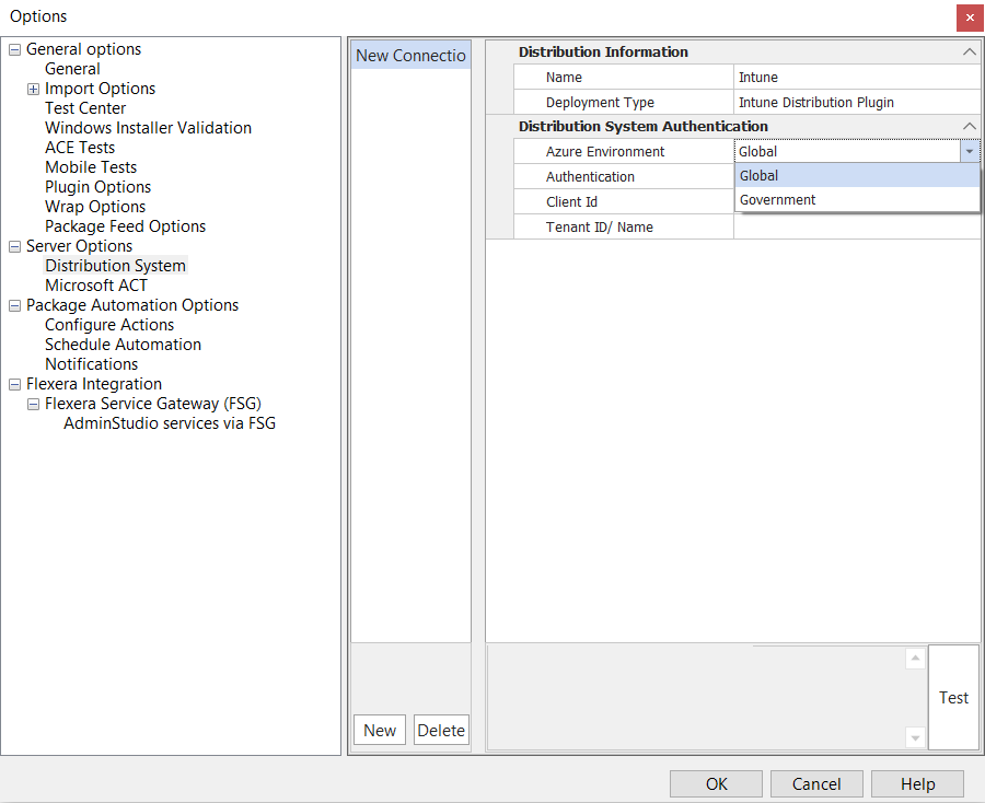 Setting up Intune Connection for the Distribution System