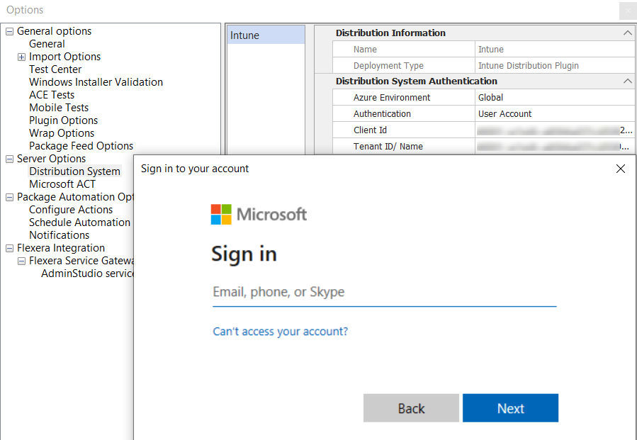 Setting up Intune Connection for the Distribution System