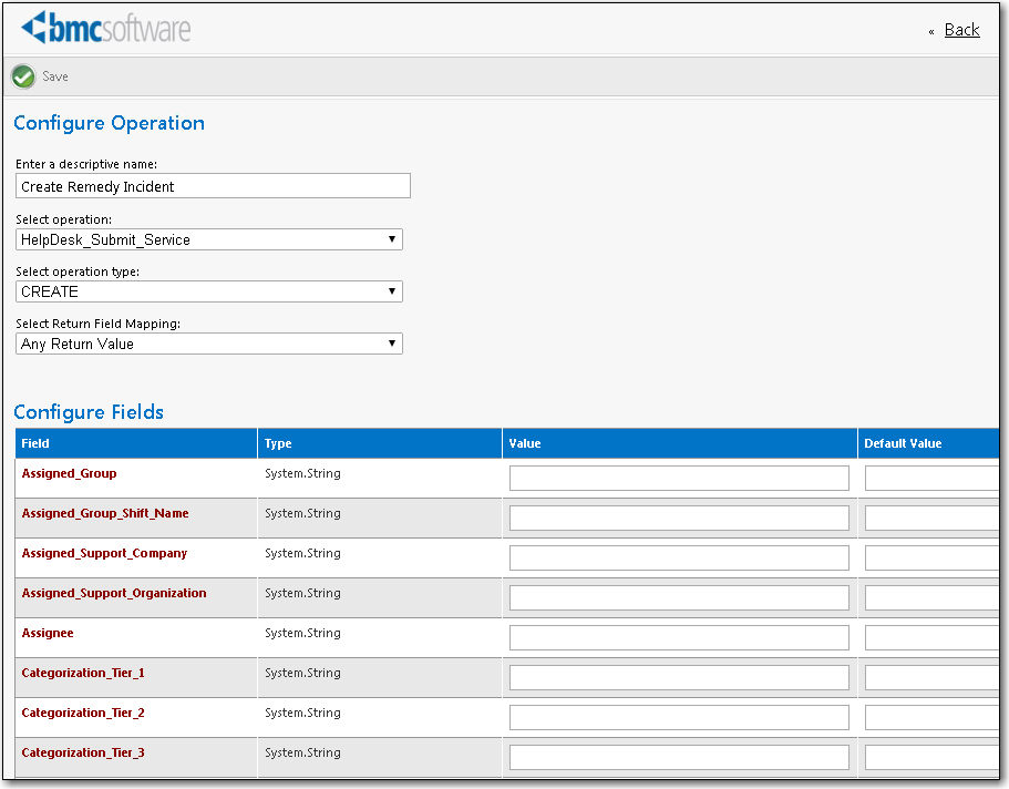 About the Configure Operation View | App Portal Documentation