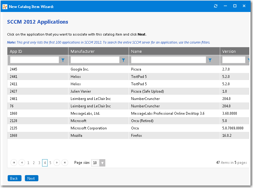 Adding Licensed Software Catalog Items | App Portal Documentation
