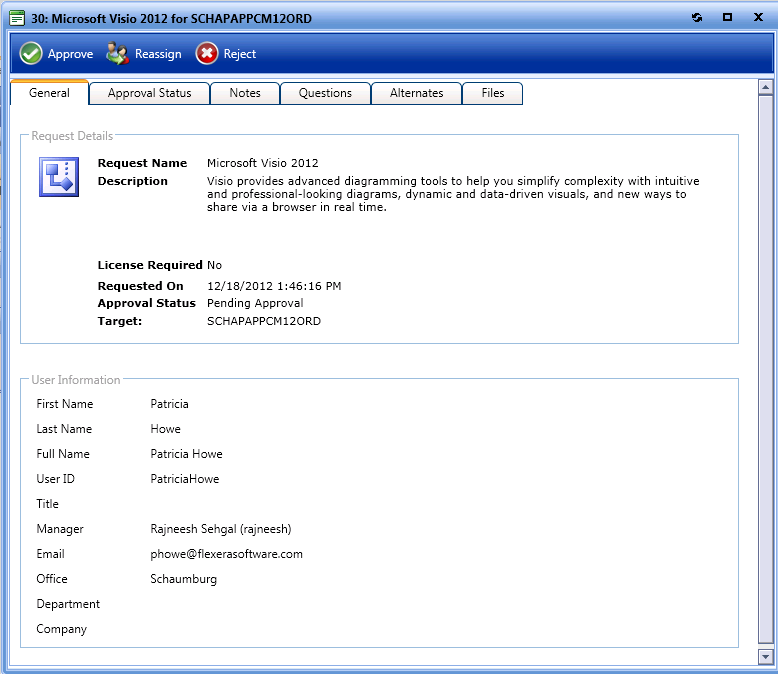 Reassigning A Request