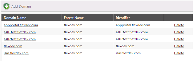 Adding an Active Directory Forest