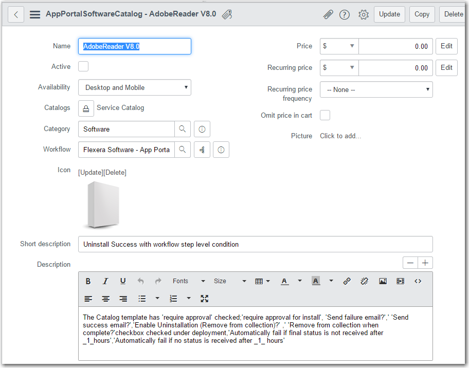 Activating Catalog Items In The ServiceNow Service Catalog