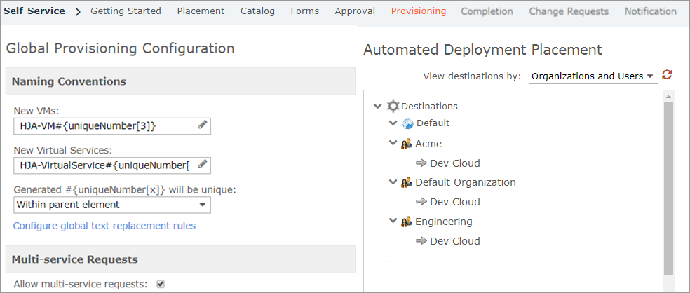 Step 7: Configure Provisioning and Automated Deployment Options