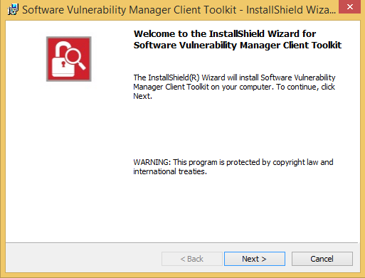 Download and Install the Software Vulnerability Manager Client ToolKit