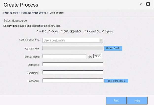 Using a Database Connection as a Data Source