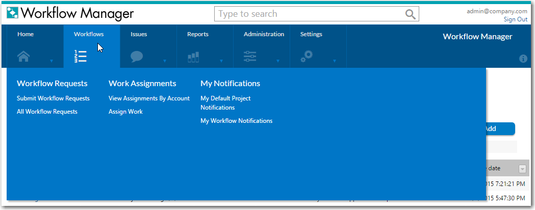 Overview of the Navigation Bar